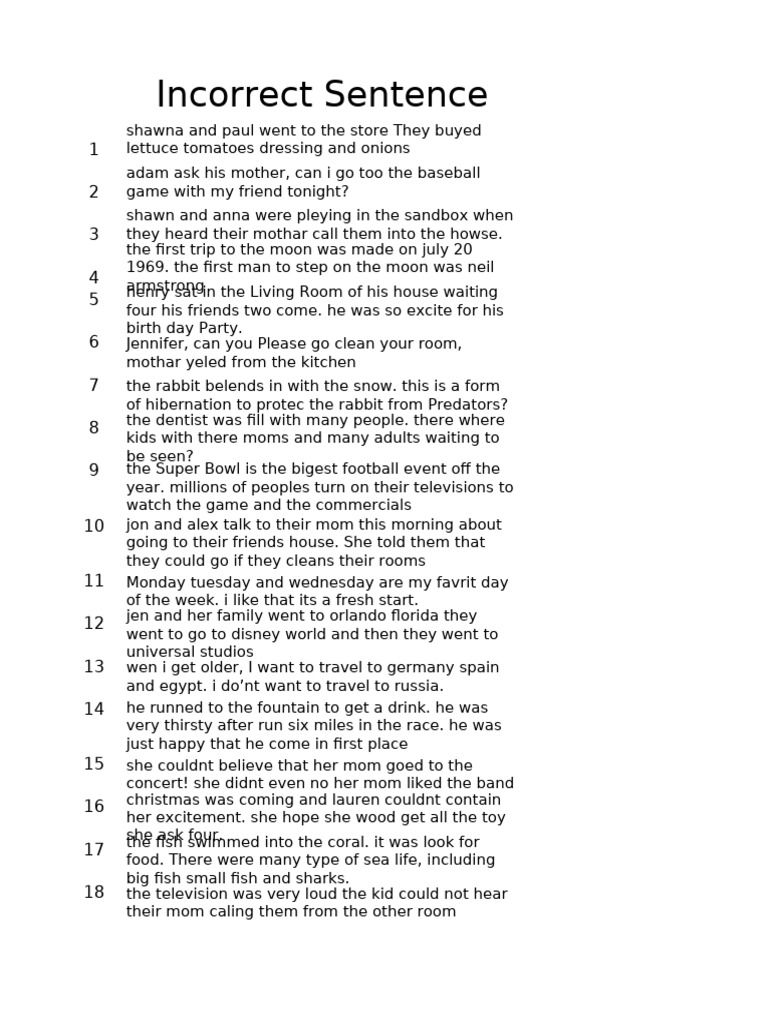 Sentences 1-100 Answers and Month Map | PDF | Verb