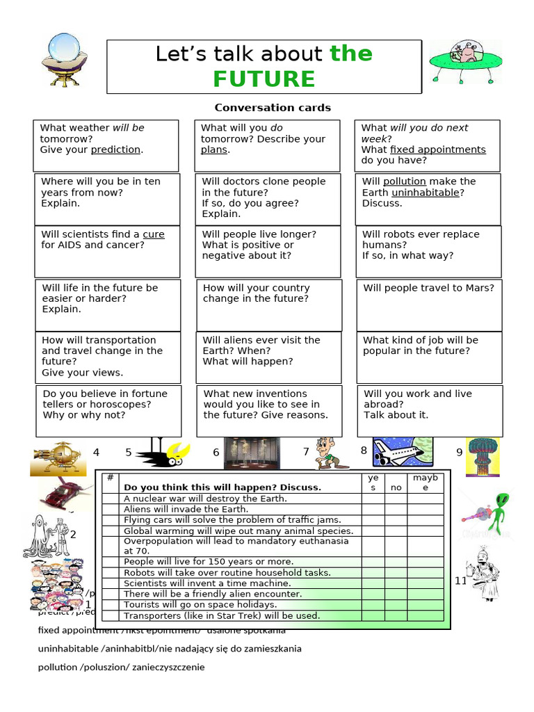 Lesson 10 Lets Talk About The Future | PDF