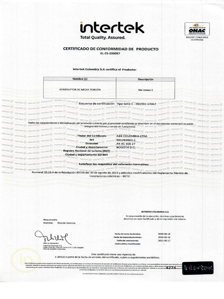 Interruptor-Ovb Marca Abb | PDF