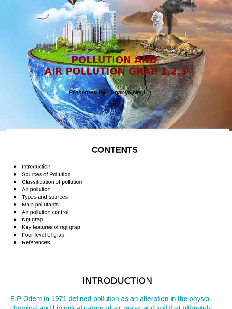 Pollution | PDF | Air Pollution | Particulates