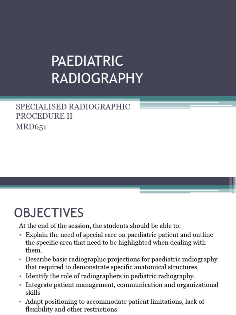 1.Paeds radiography | PDF | Pediatrics | Radiography
