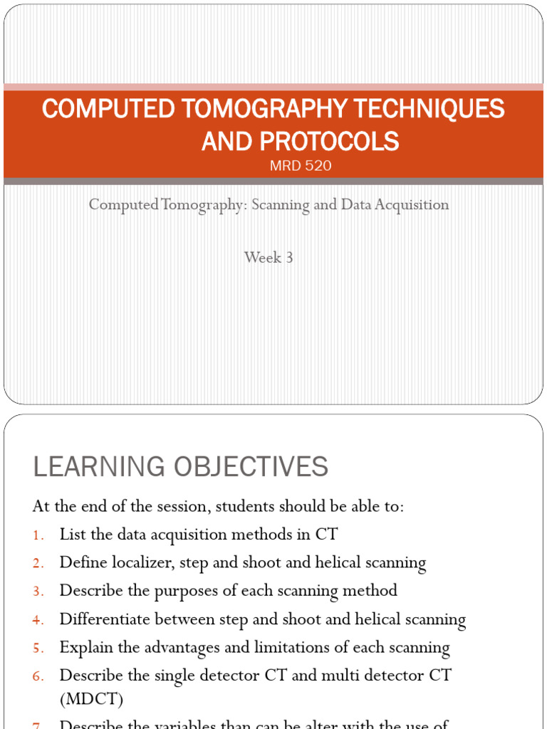 Week 3 - Data Acquisition methods_part 2 (2) | PDF | Ct Scan | Radiography