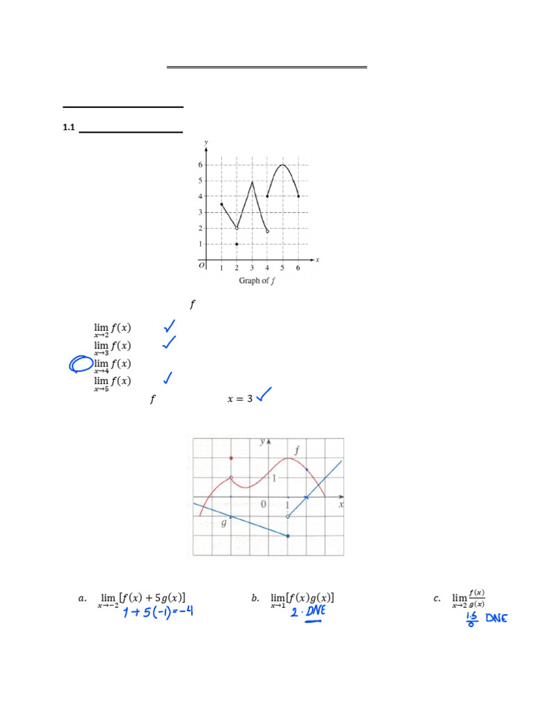 Chapter 1 Limits and Continuity | PDF | Function (Mathematics) | Mathematical Concepts