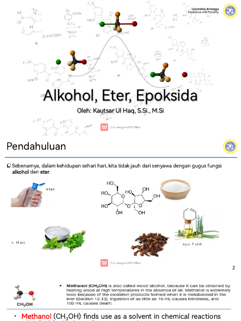 06-Alkohol & Eter rev | PDF | Ethanol | Ether