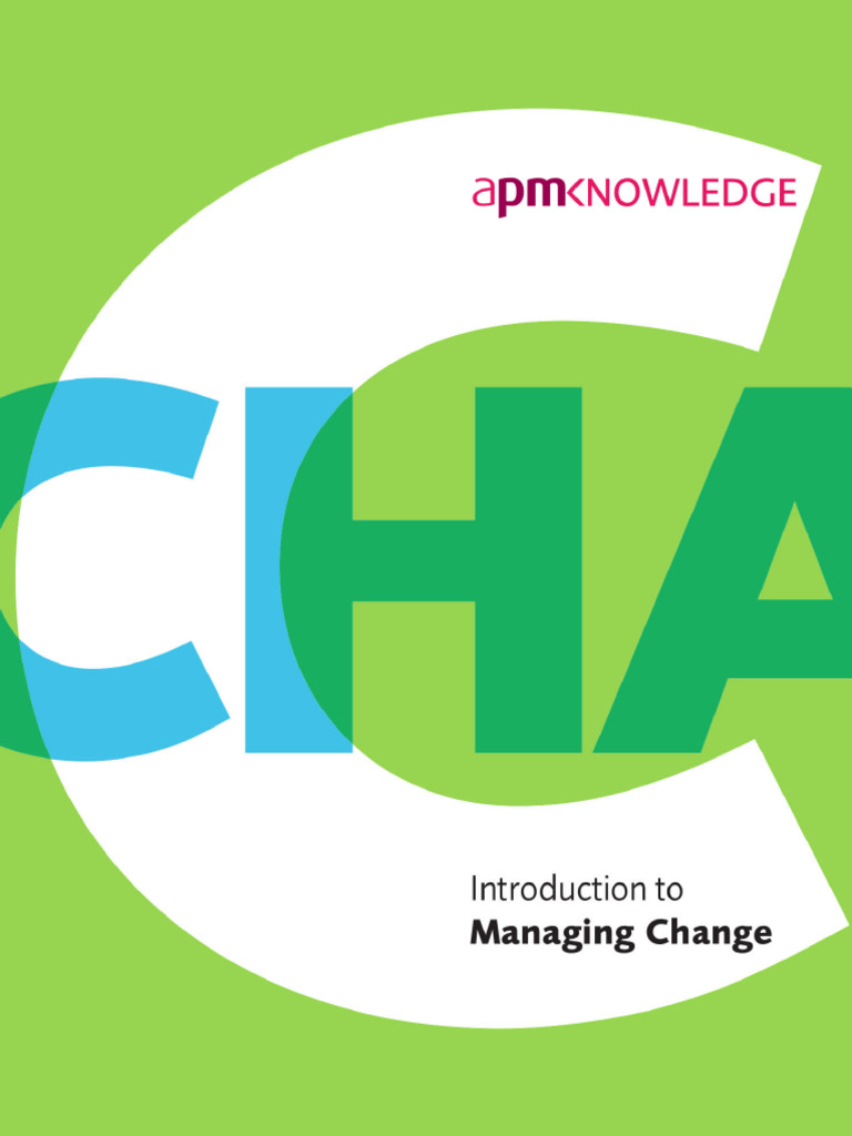 APM - Introduction To Managing Change (2017, Association For Project ...