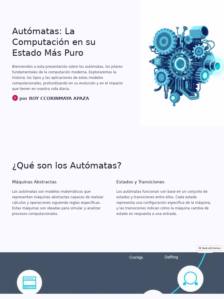Autómatas: Fundamentos y Aplicaciones | PDF | Teoría de la computación ...