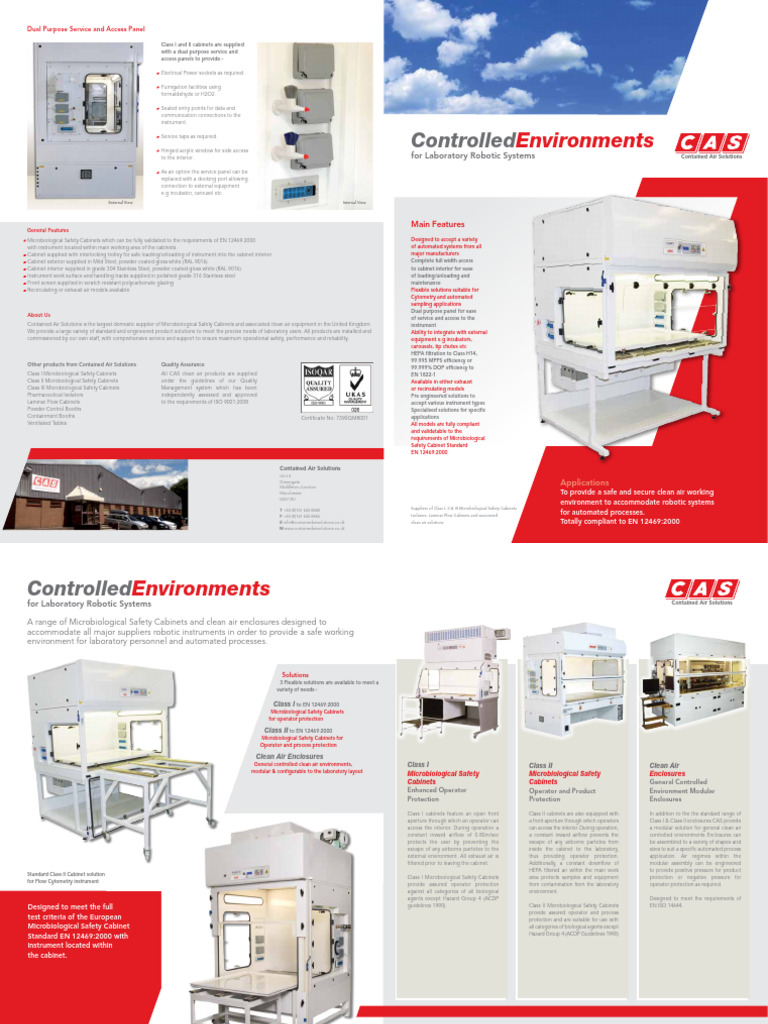 Class II Microbiological Safety Cabinets | PDF | Equipment
