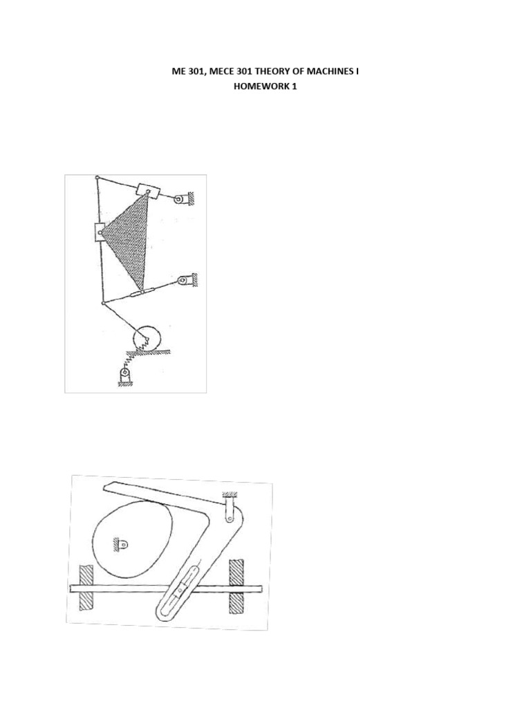 ME 301 HW1 2023-2024 Fall | PDF