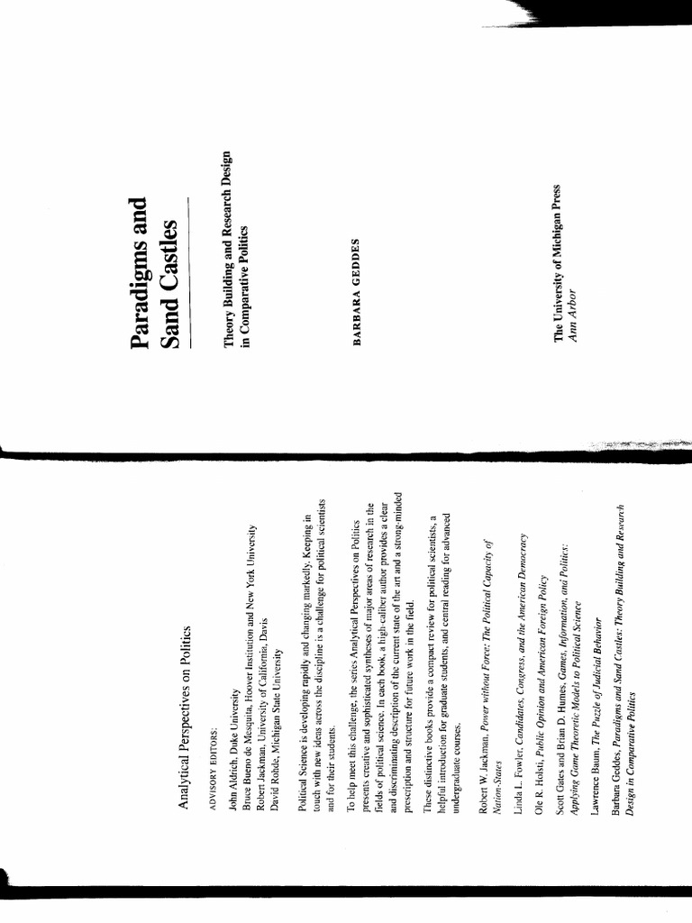 Paradigms and Sand Castles Theory Building and Research Design in ...