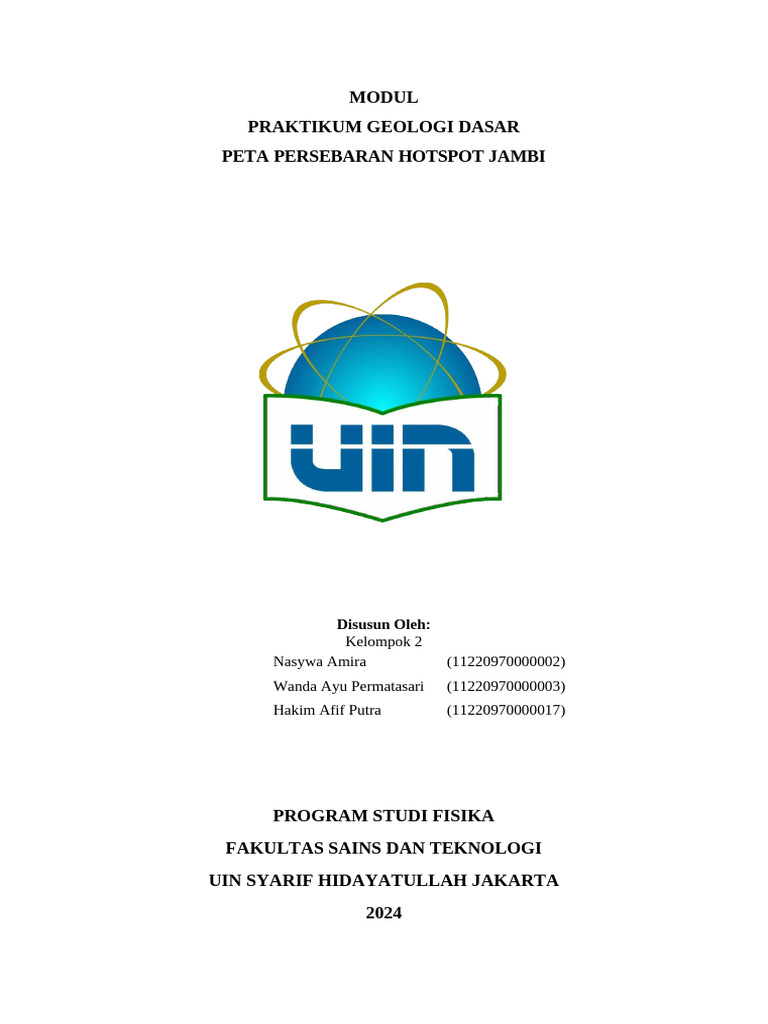 MODUL Praktikum Geologi Dasar Kelompok 2 UAS | PDF