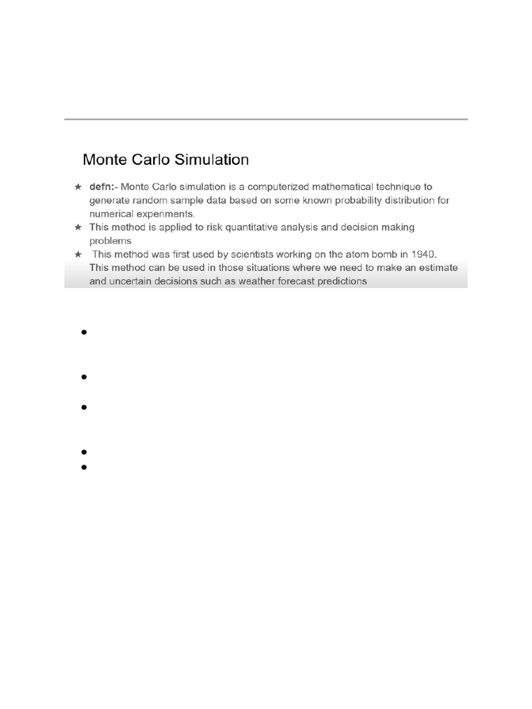 Lecture 02 Simulation and Modeling | PDF | Monte Carlo Method | Simulation