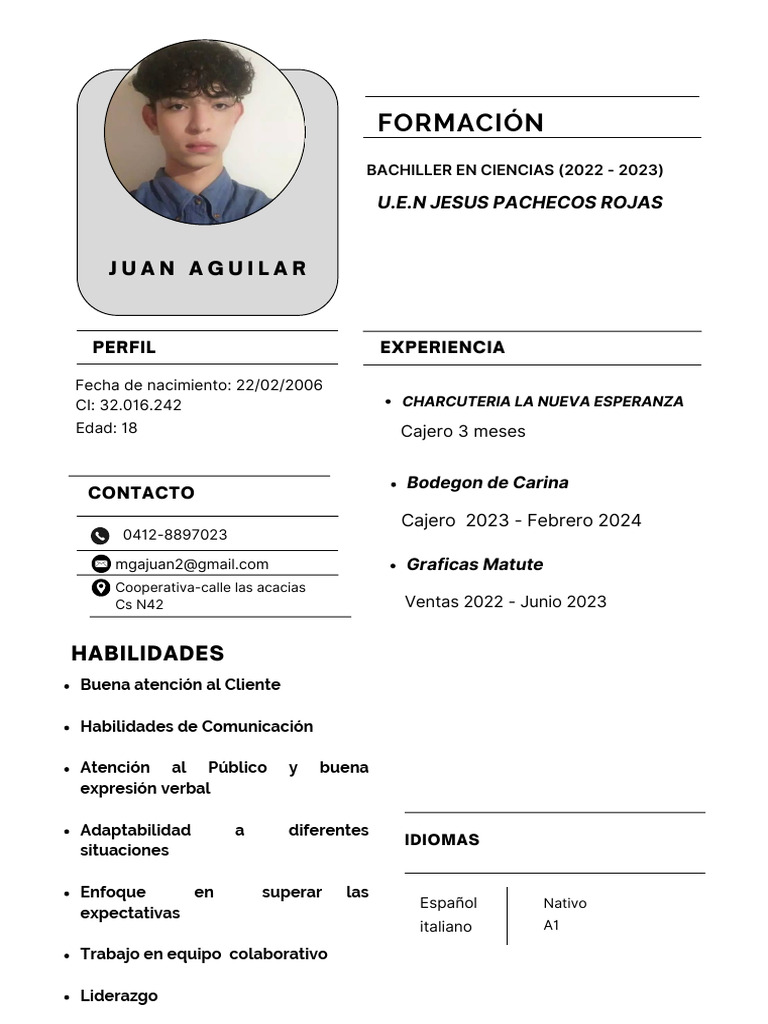 CV Juan Aguilar PDF | PDF