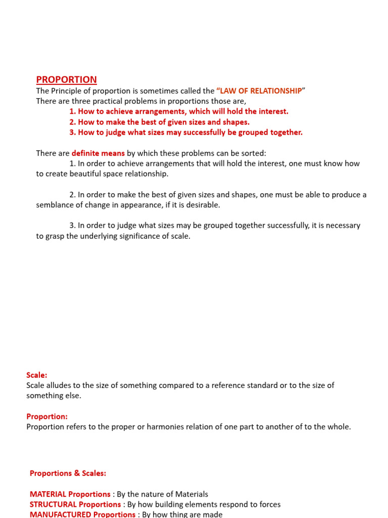 Proportion of Scale | PDF | Column