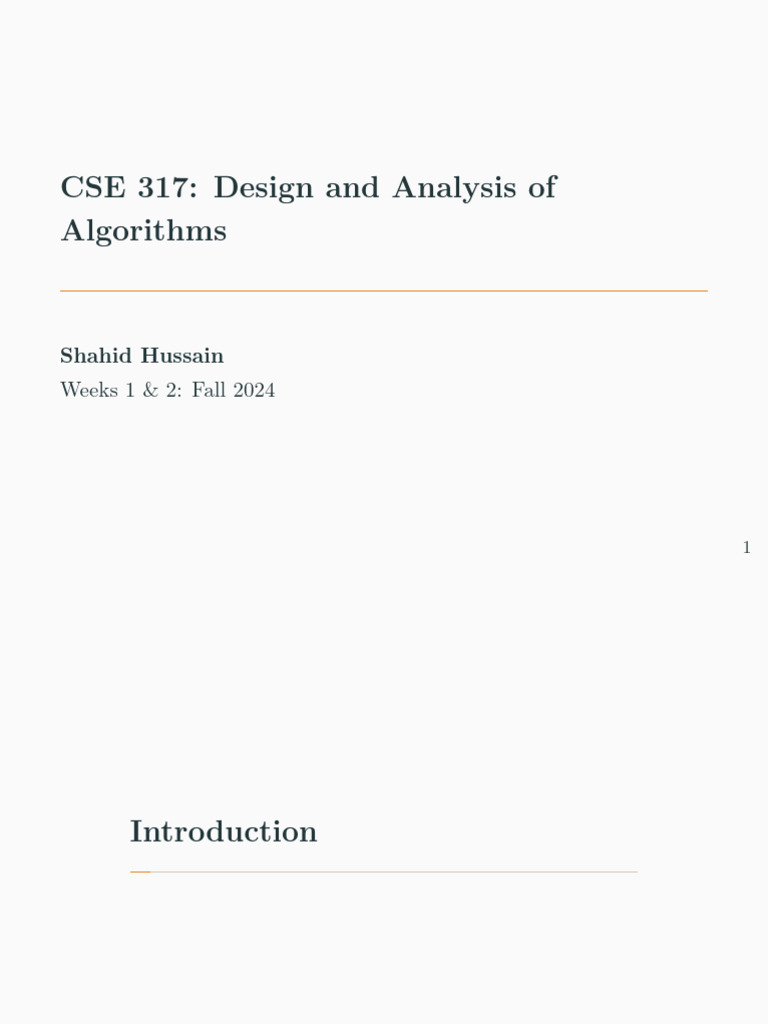 weeks_1_2 | PDF | Time Complexity | Mathematical Logic