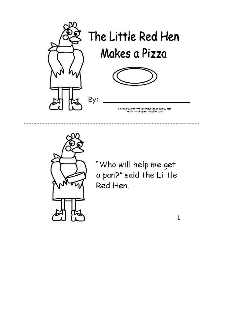 The Little Red Hen Makes A Pizza | PDF