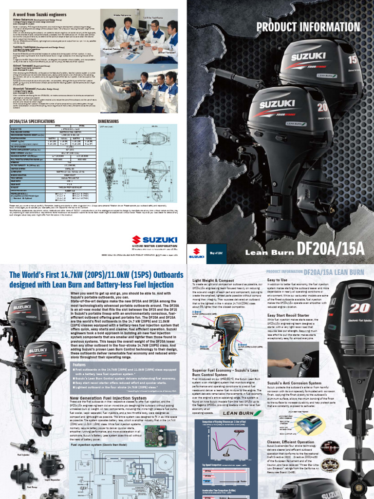 suzuki_df20a-15a_lean_burn_ismerteto | PDF | Engines | Engineering