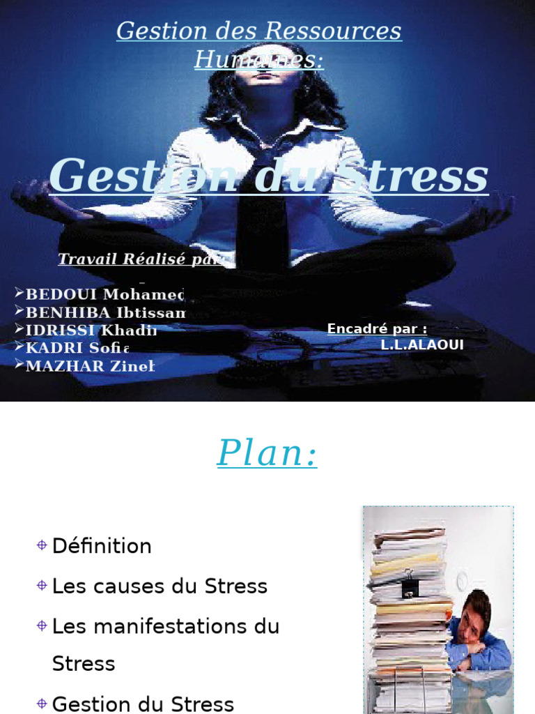 Gestion Du Stress | PDF | Stress (Biologie) | Anxiété