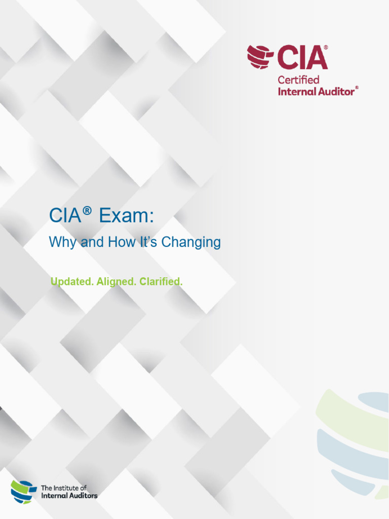 CIA Exam Why and How It Is Changing2 | PDF | Internal Audit | Internal ...