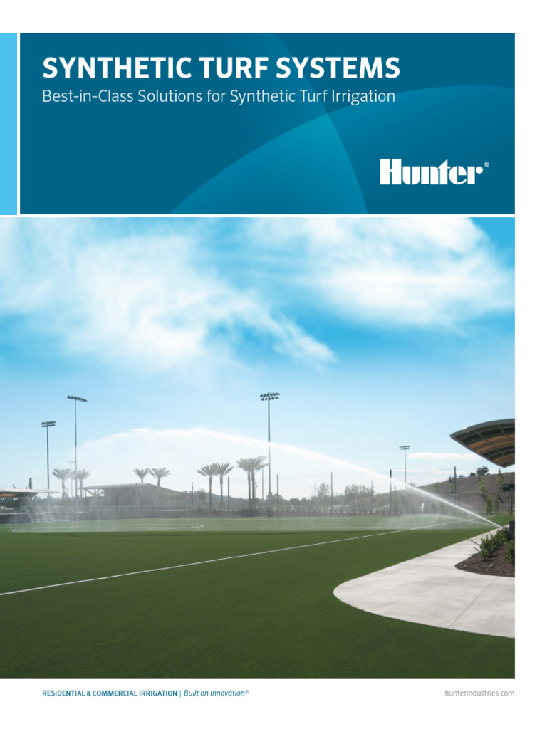 RC 125 BR Synthetic - Turf - System Us Web | PDF | Valve | Turbine