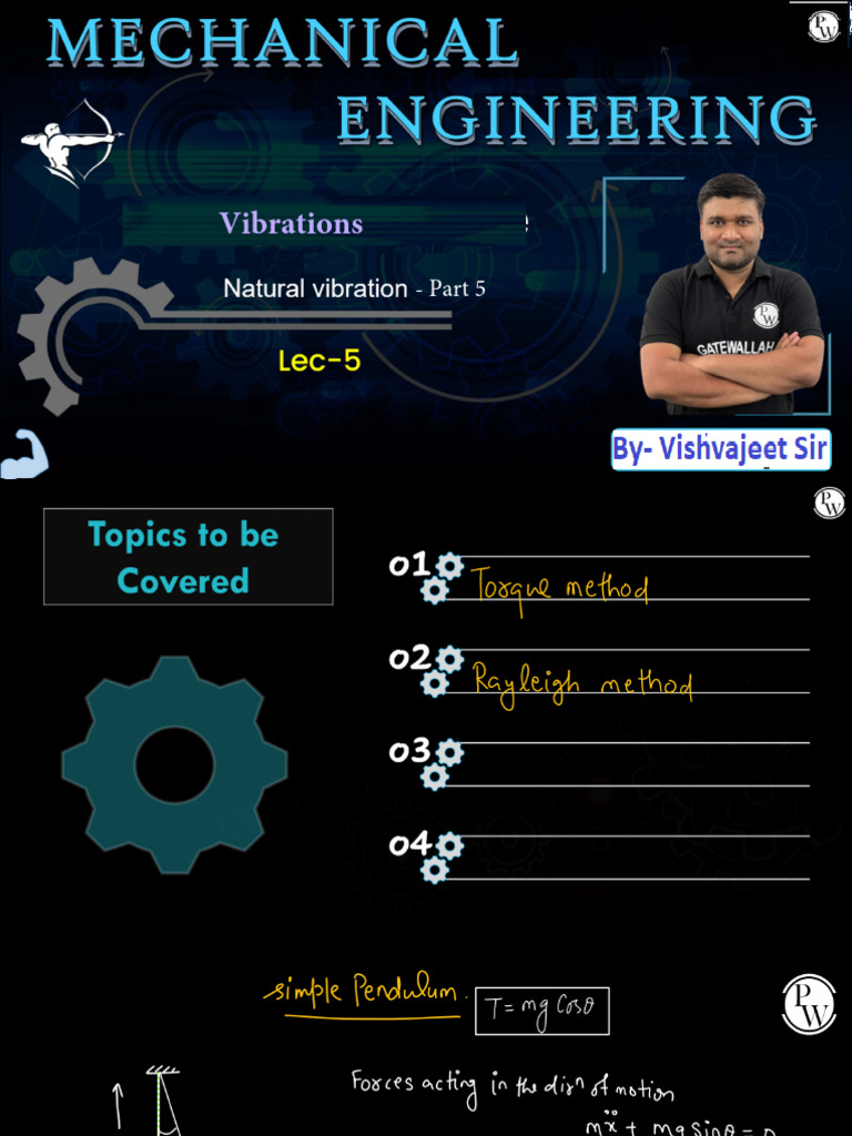 Vibrations 05 Class Notes | PDF