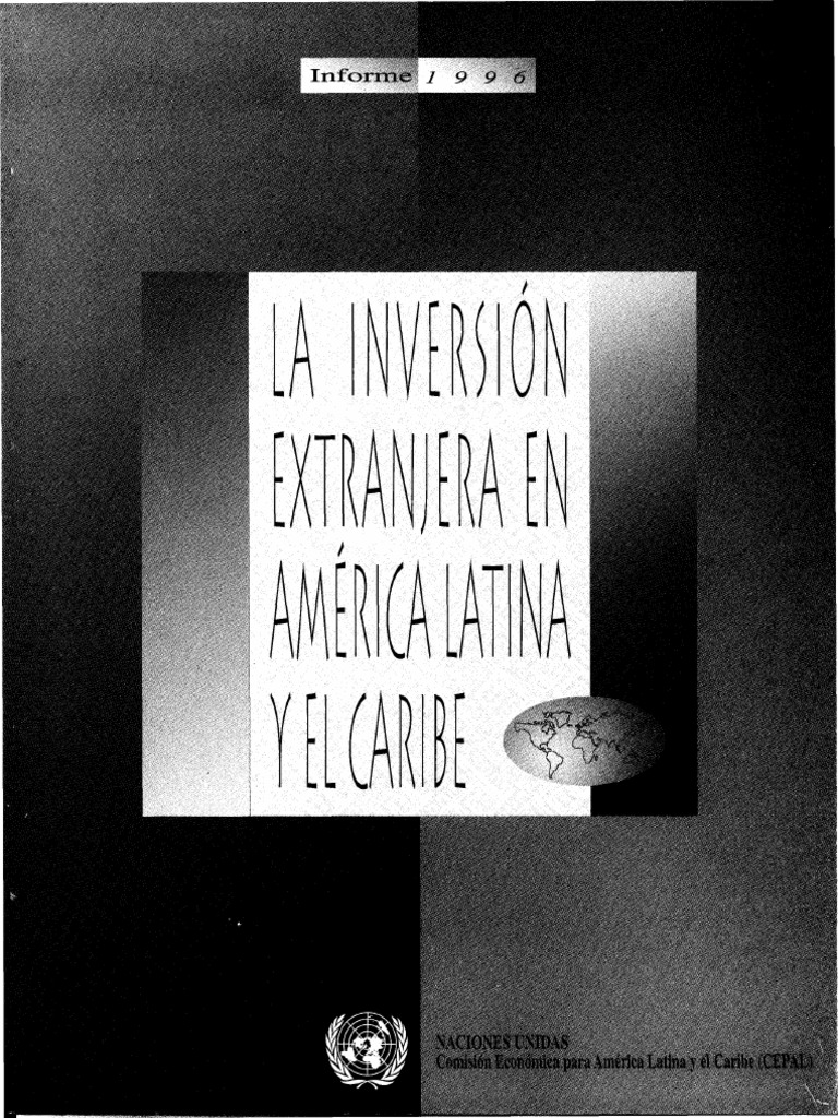 Cepal - La Ied en America Latina 1996 | PDF | America latina | La inversión extranjera directa