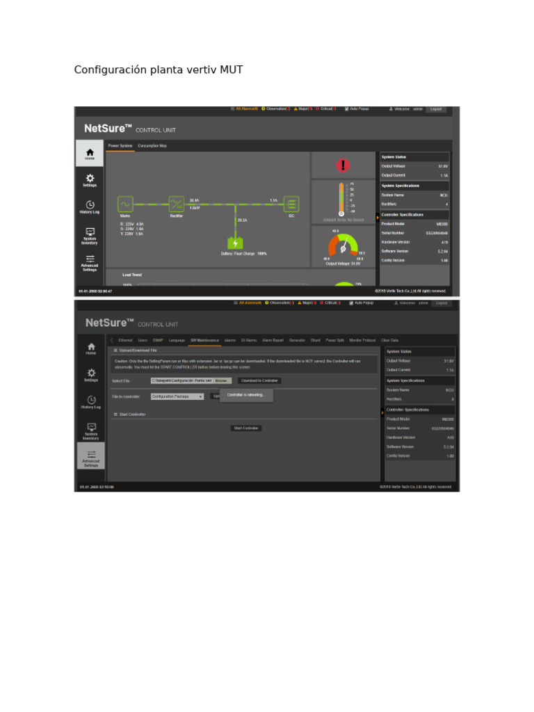 Configuracion Planta Mut | PDF