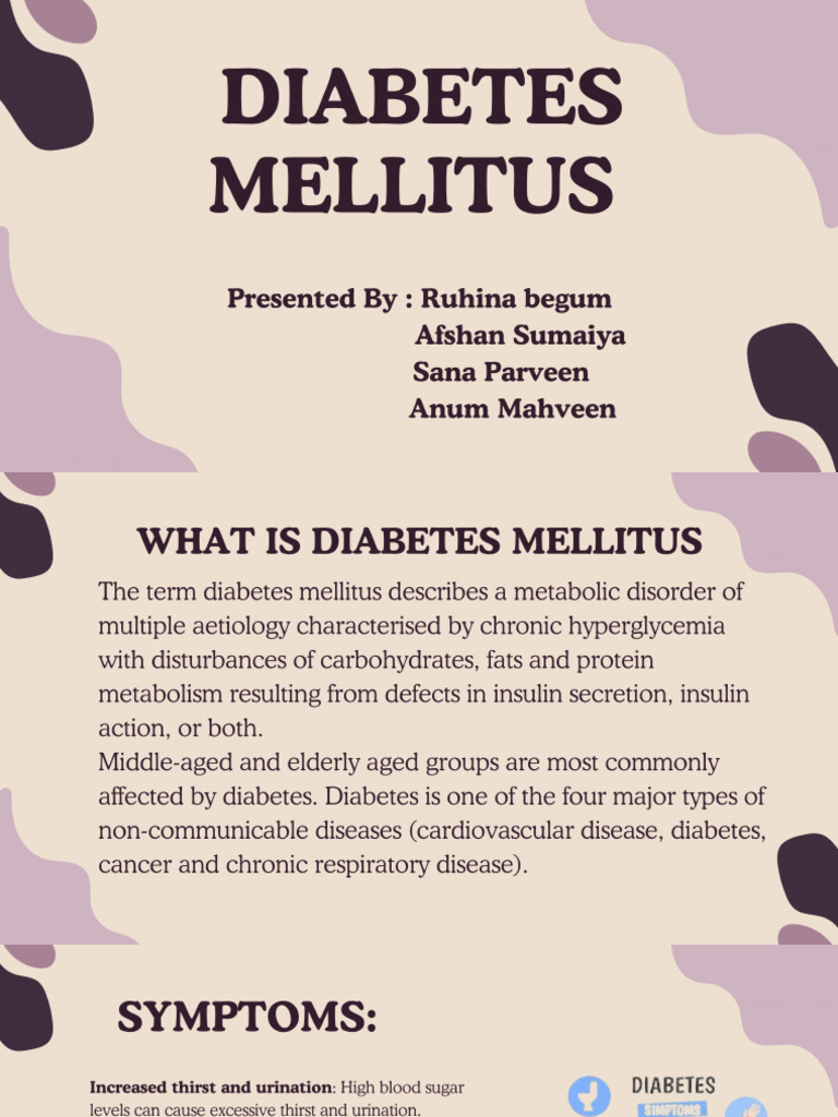 Diabetes - Mellitus Audio - Visual.aids 20241217 114829 0000 | PDF