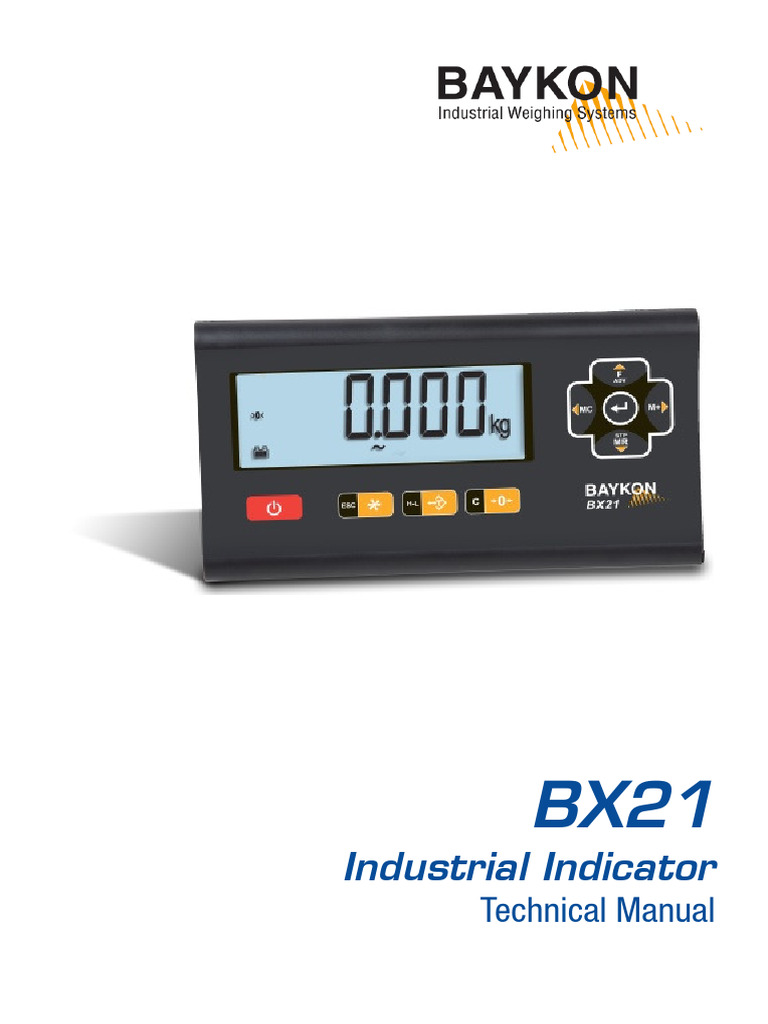 BX21 Technical Manual | PDF | Calibration | Electrical Connector