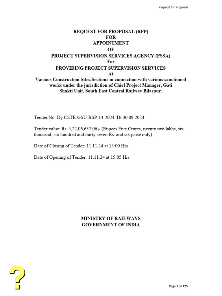 Pss A Document Updated After Corr | PDF | Request For Proposal | Common Law