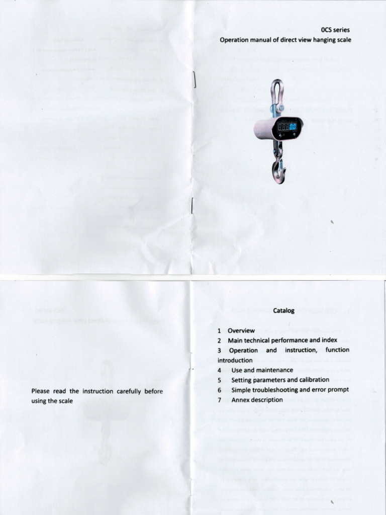 OCS Series Manual | PDF