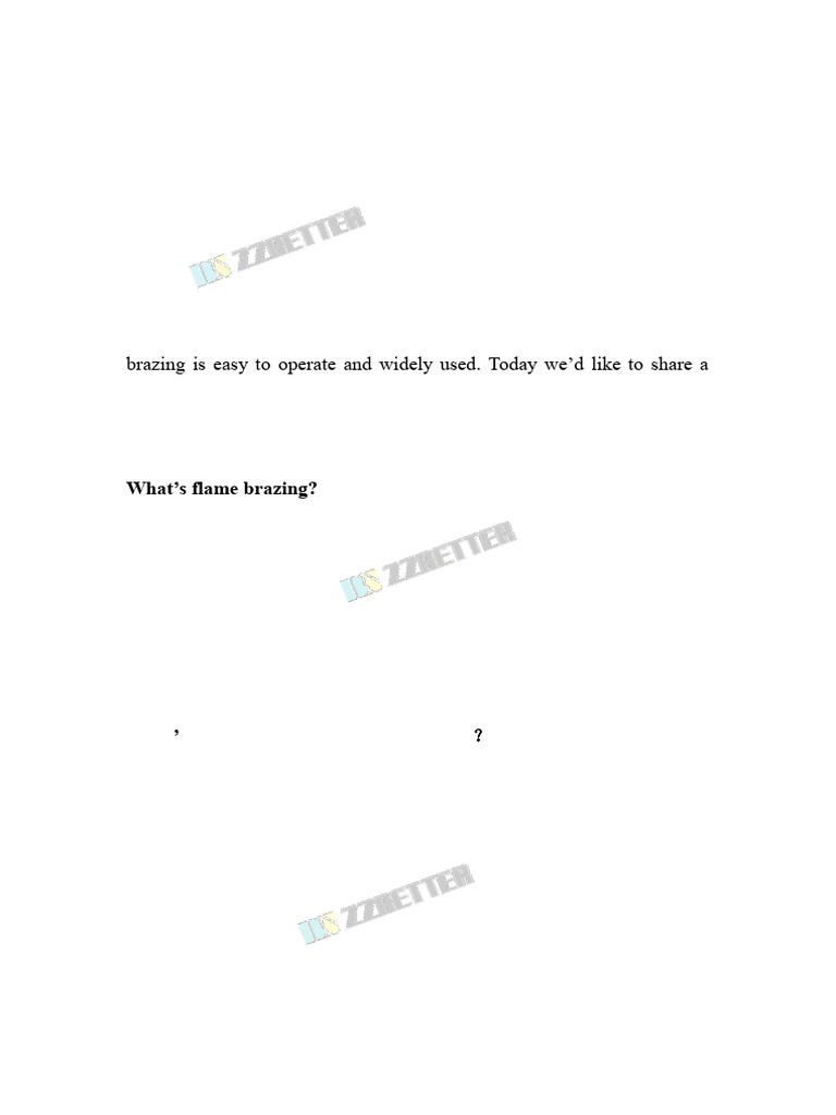 PDC Flame Brazing Guide | PDF