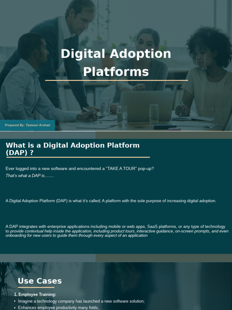 Overview of Digital Adoption Platforms | PDF | Computing | Information ...