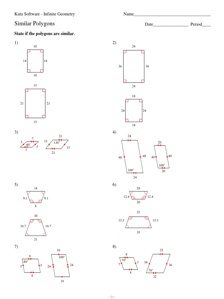 2_-_Similar_Polygons | PDF | Mathematics | Convex Geometry