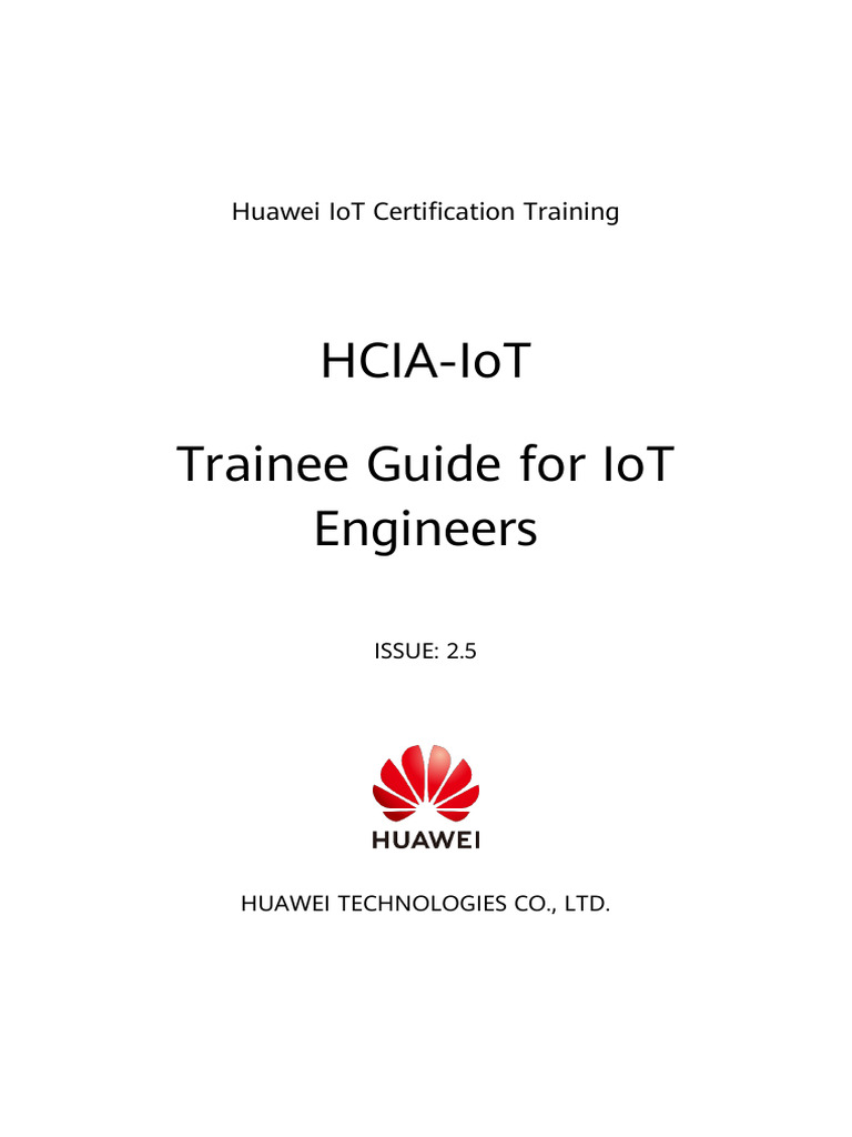 Trainee Guide For Iot Engineers Pdf Internet Of Things Computer Network