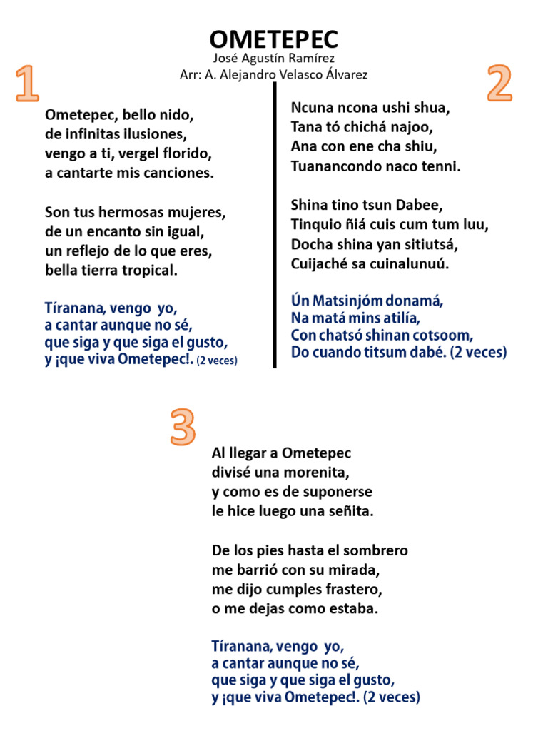 Letra Ometepec Español Amuzgo | PDF