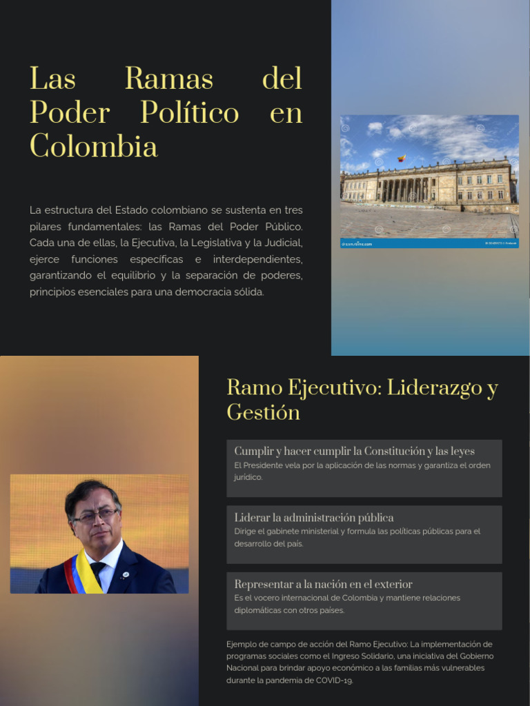 Ramas del Poder Político en Colombia | PDF | Ejecutivo (gobierno ...