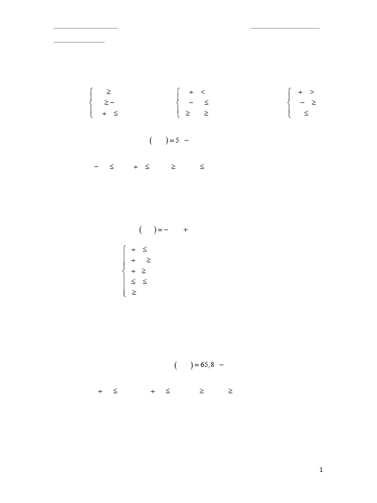 Hoja 05 Programación Lineal ACS | PDF | Programación lineal | Oferta (economía)