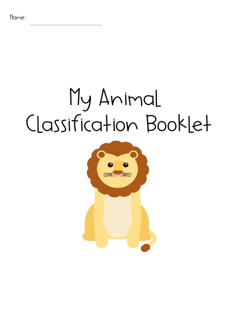 Animal Classification Workbook | PDF | Reptile | Amphibian