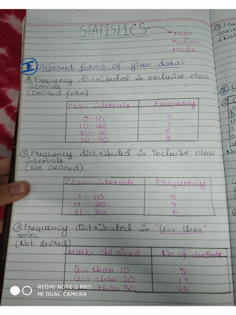 18 - STATISTICS - Complete | PDF