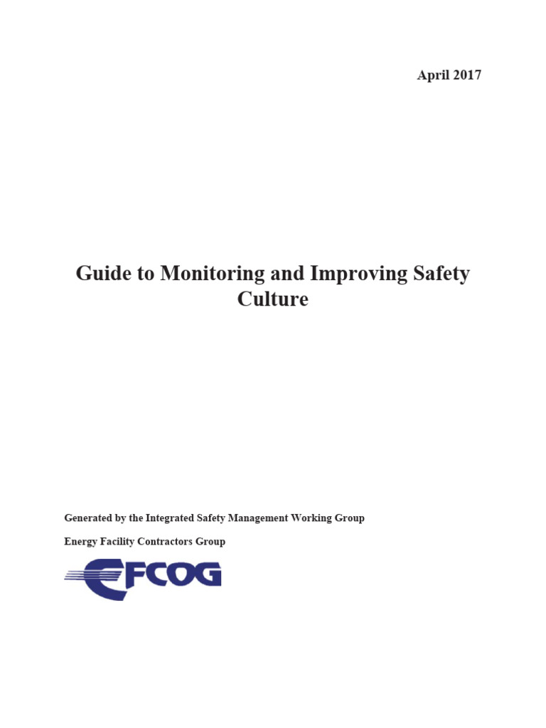 Enhancing DOE Safety Culture Practices | PDF | Leadership | Performance ...