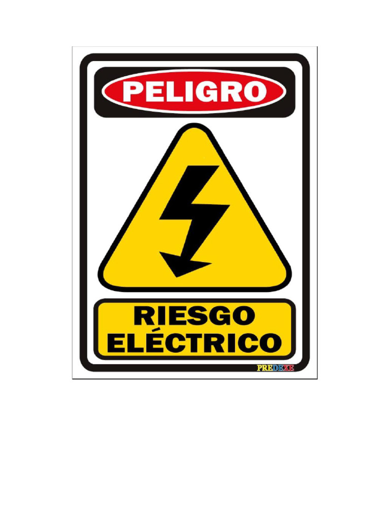 Simbologia de Peligro Electrico | PDF