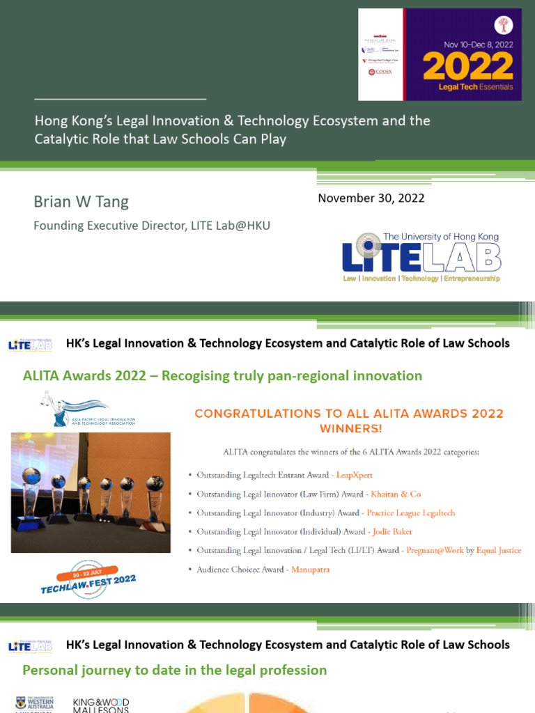 Legaltech Essentials APAC - Brian Tang - Nov 30 (Fin) | PDF