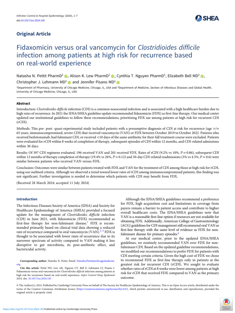 fidaxomicin-versus-oral-vancomycin-for-clostridioides-difficile ...