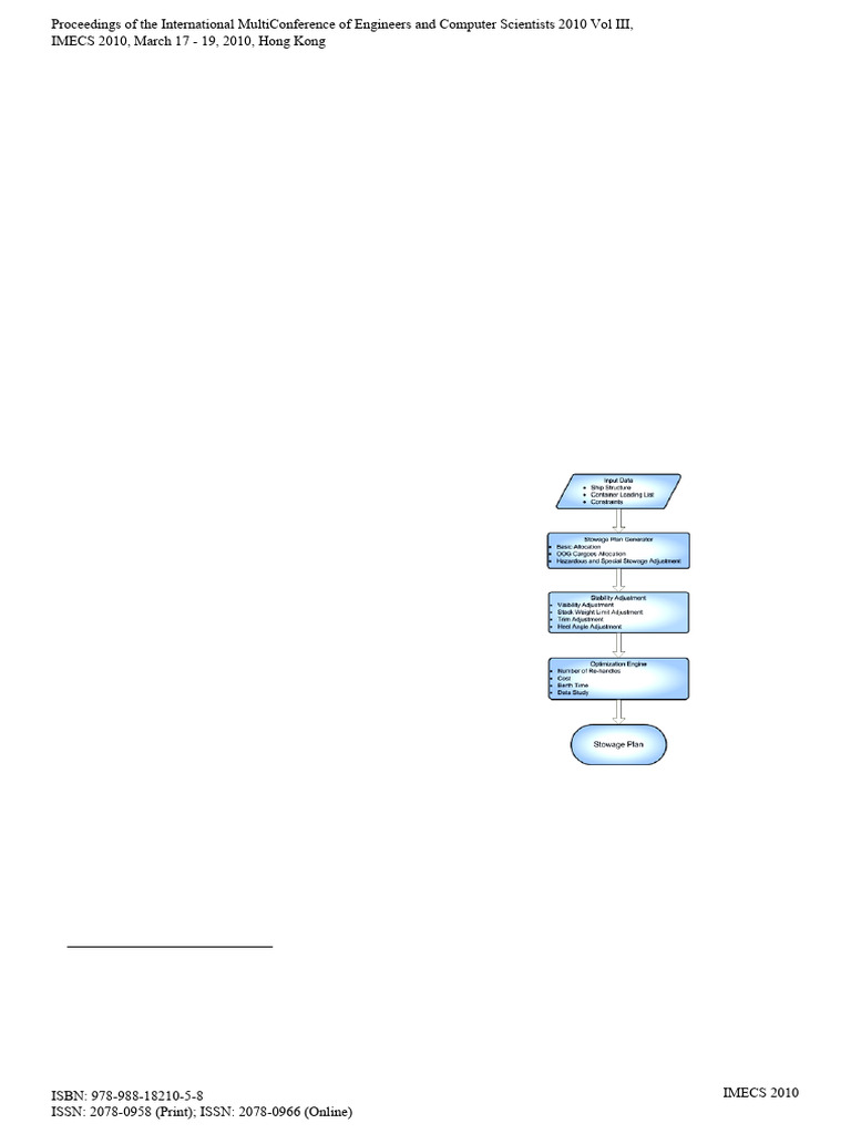 Stowage Planning of Large Containership With Tradeoff Between Crane Workload Balance and Ship ...