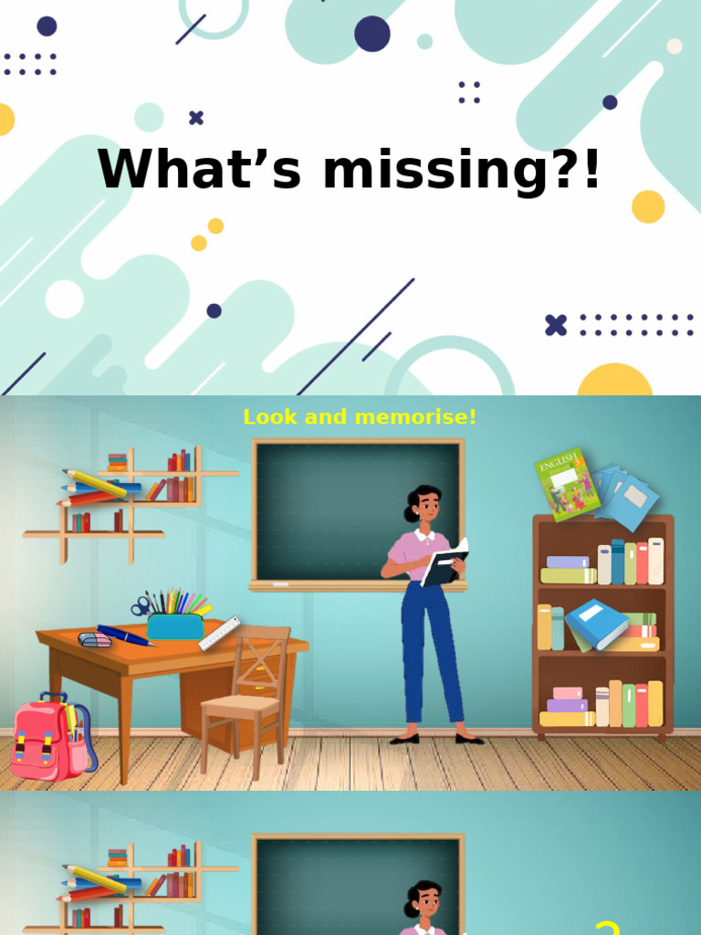What039s Missing GAME | PDF