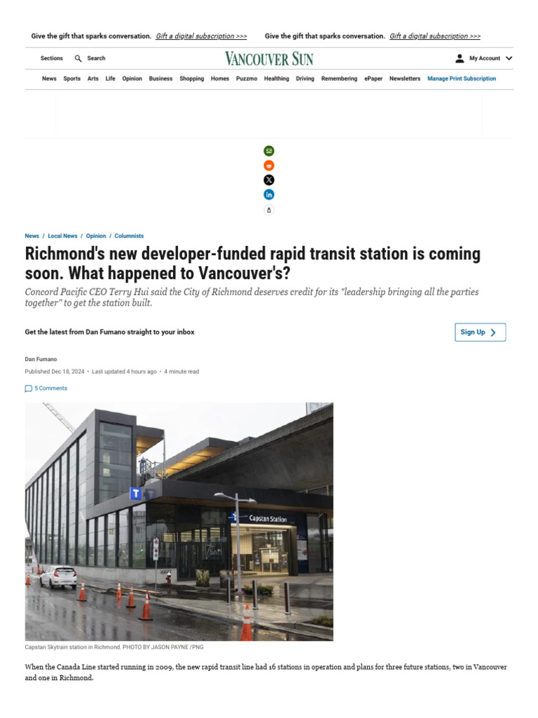 Richmond Developer Funds Transit | PDF