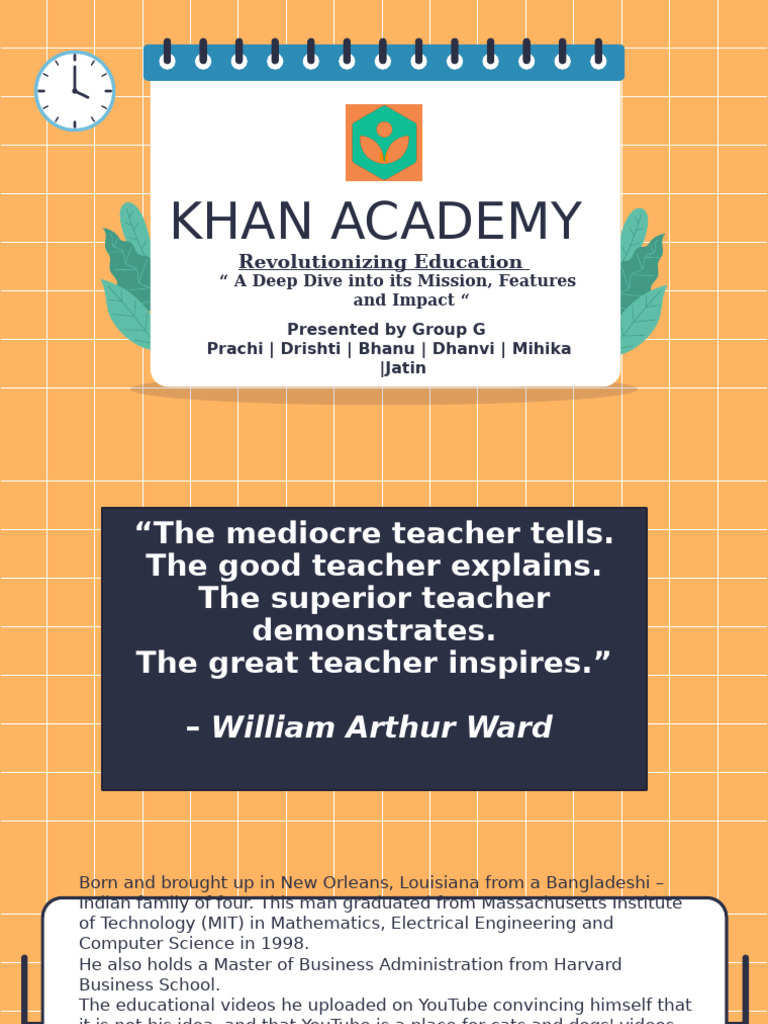 Khan Academy Ppt | PDF