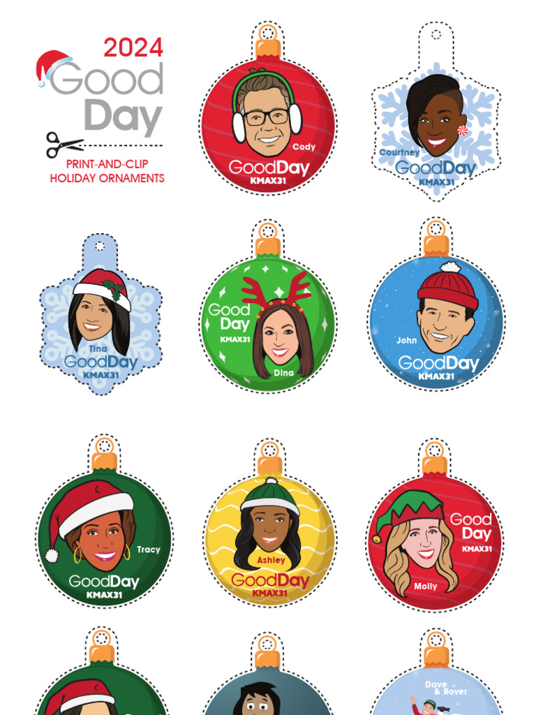 2024 Good Day Holiday Ornaments | PDF