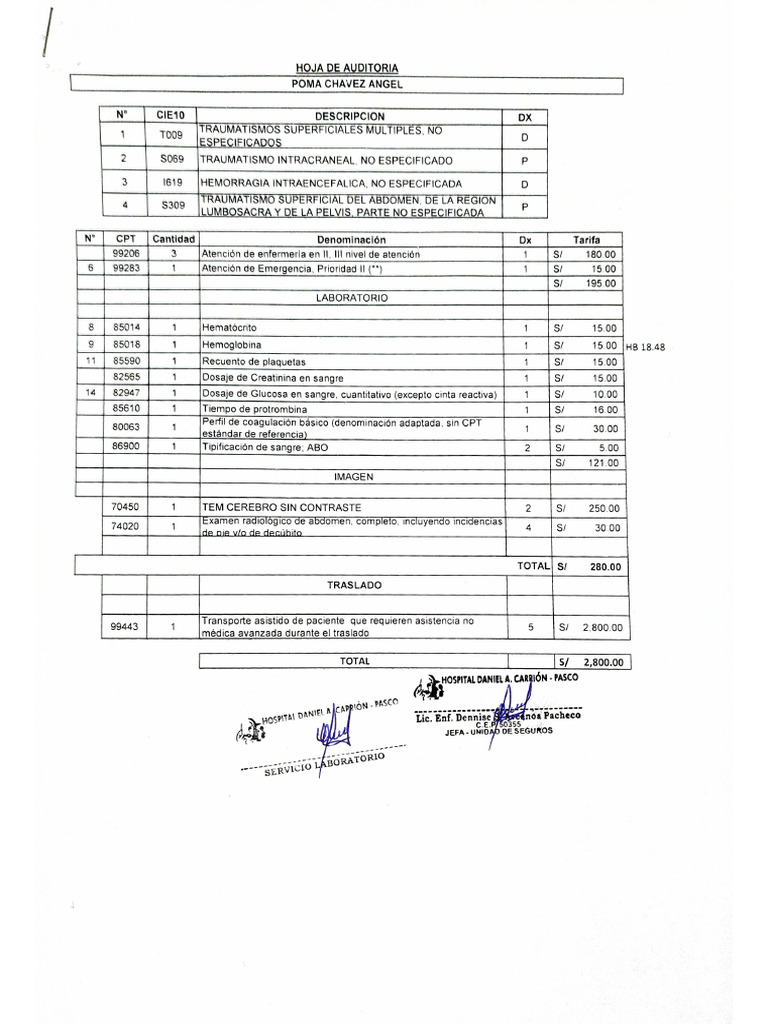 Pre Liquidación - Poma Chavez Angel | PDF