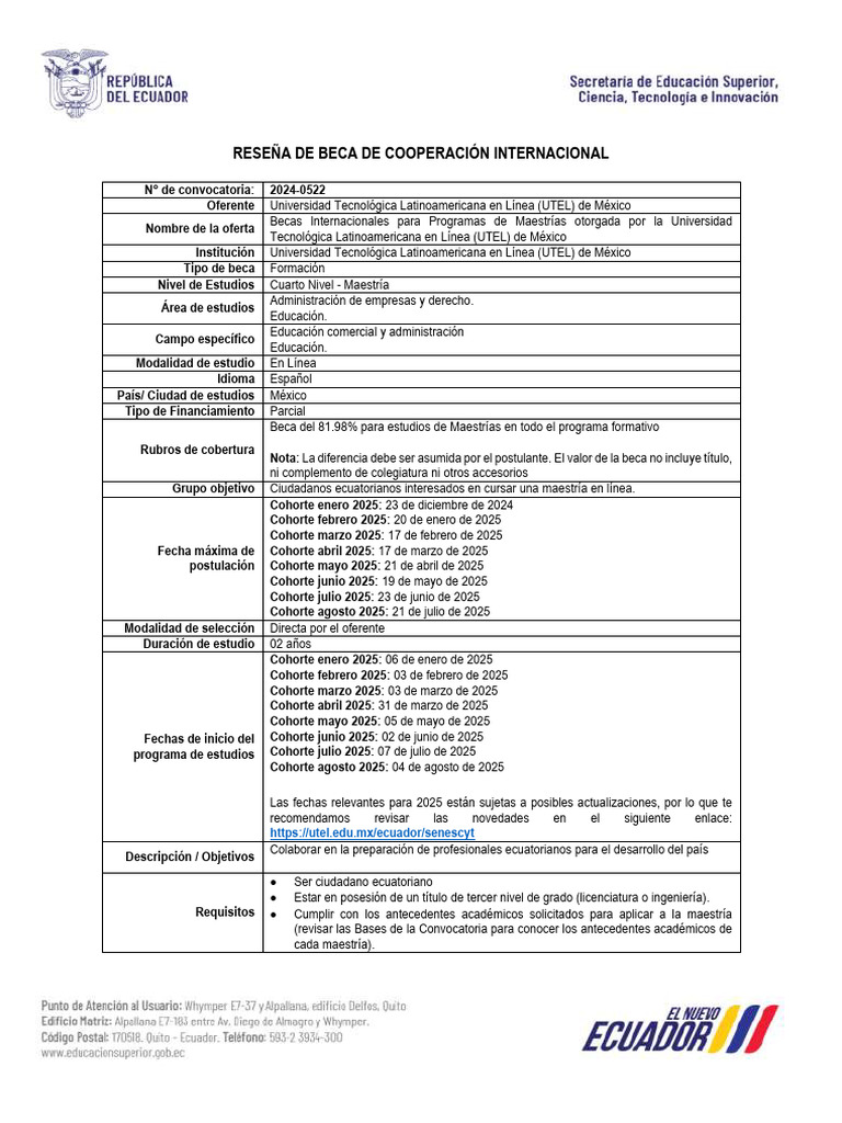 Rese A de La Oferta - 0522 V2 | PDF